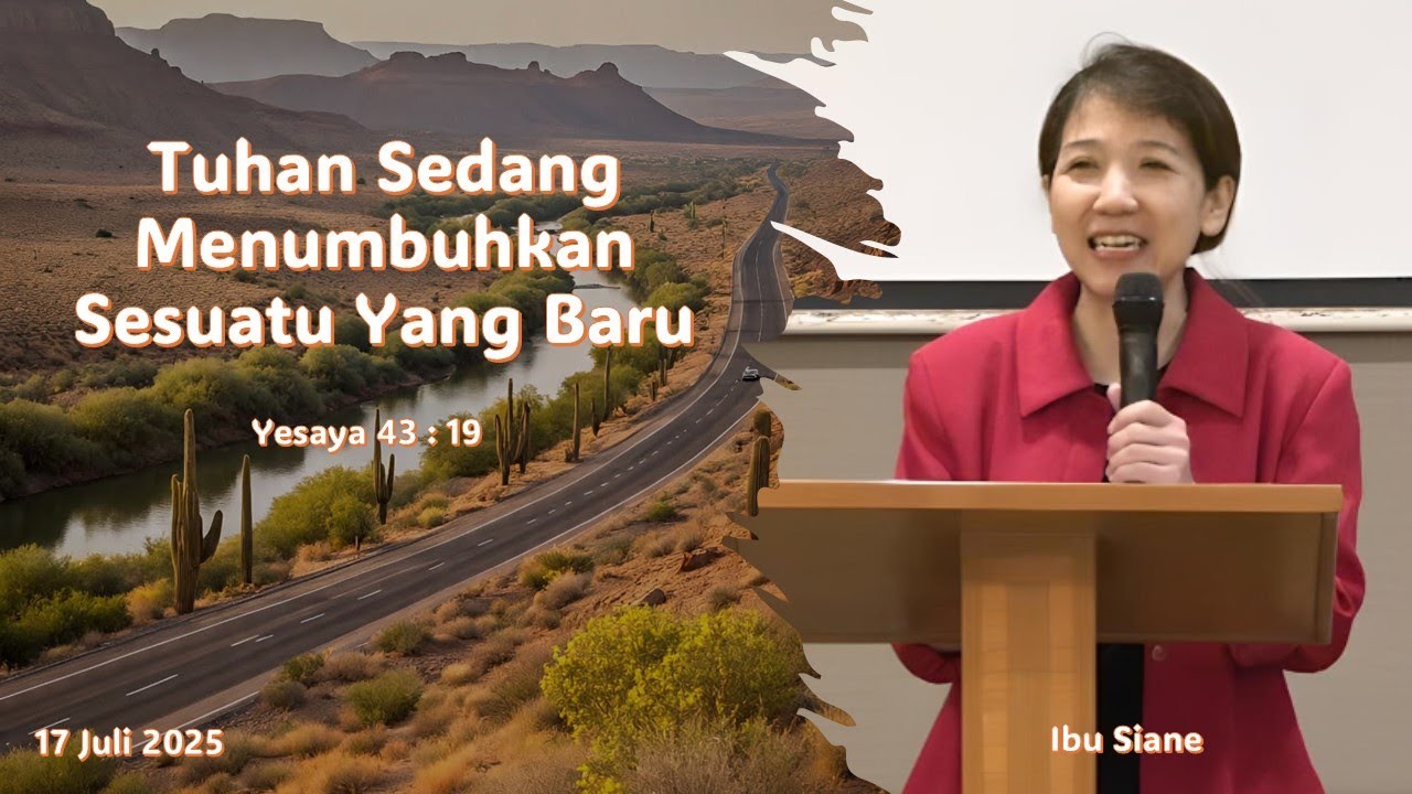 Tuhan Sedang Menumbuhkan Sesuatu yang Baru (Ibu Siane) | RDMB Church of ...
