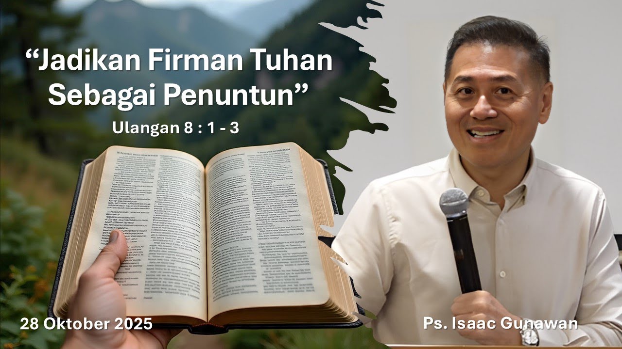“Jadikan Firman Tuhan Sebagai Penuntun” (Ps.Isaac Gunawan) | RDMB ...